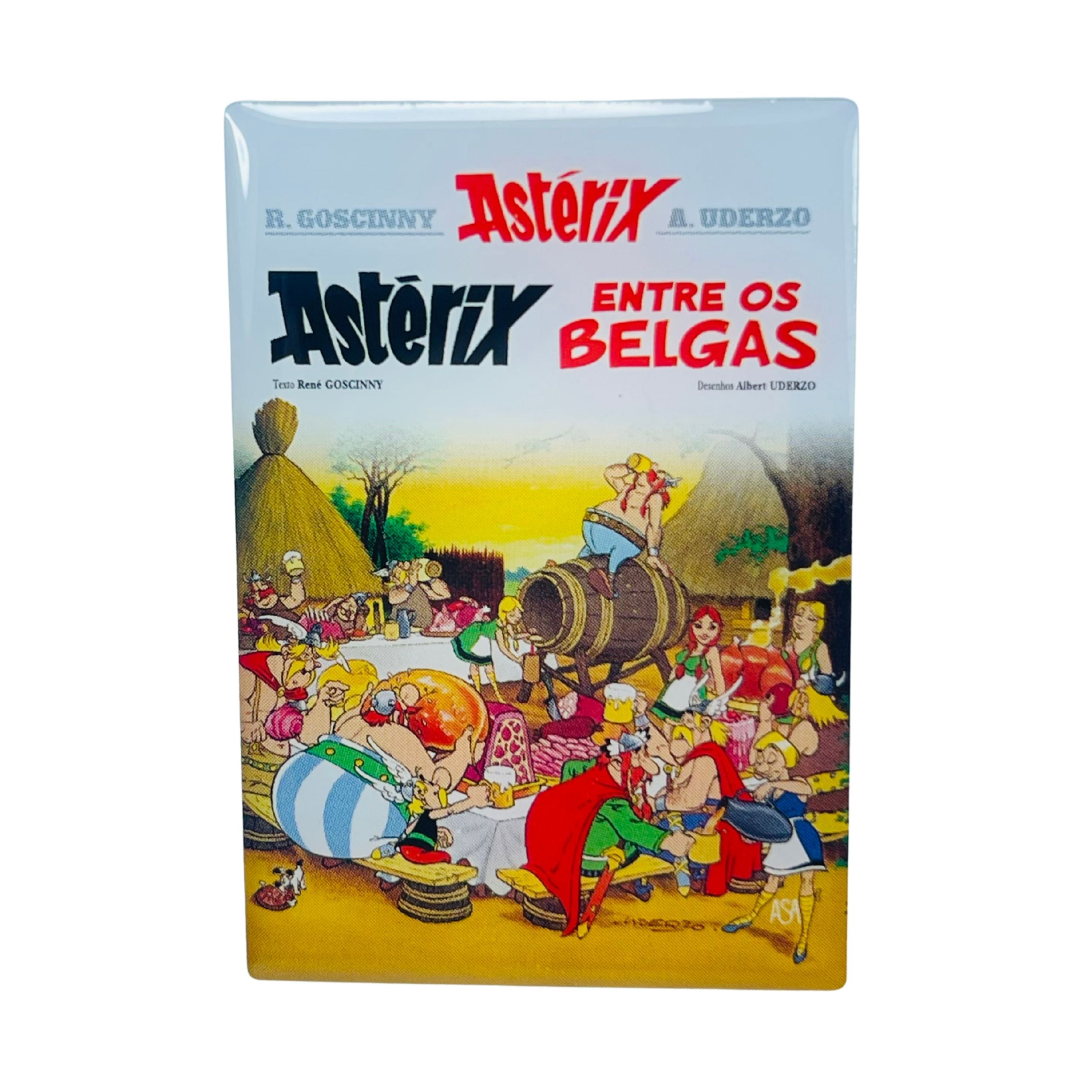 PIN © 24 - Astérix entre os Belgas - Portada Comic - Portugués - A#5– Astur Pins