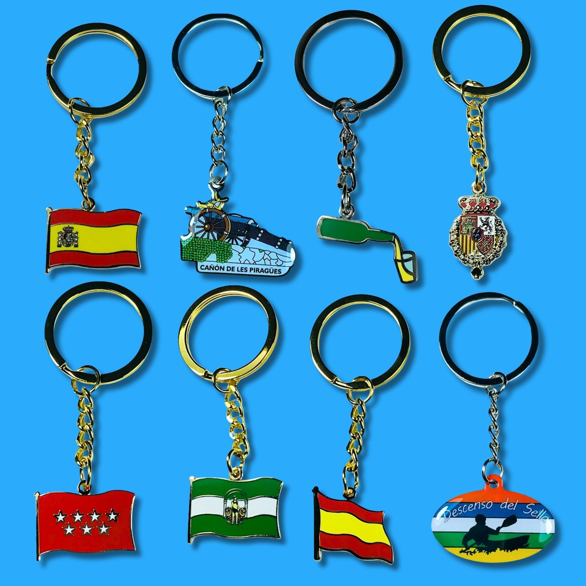 Llaveros Metalicos - España– Astur Pins