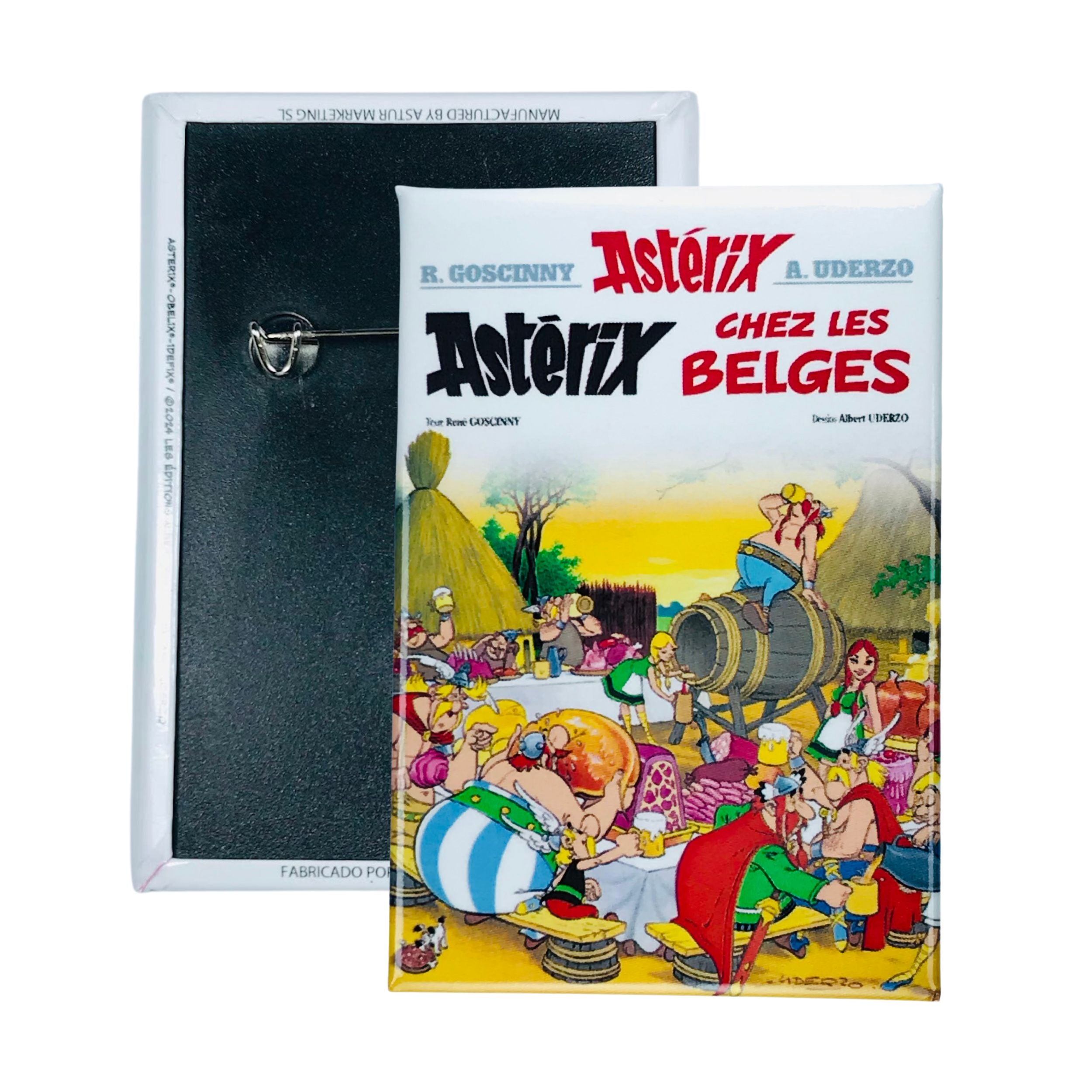 Chapa © 24 - Astérix Chez Les Belges - Portada Comic - Francés - A#18 ...