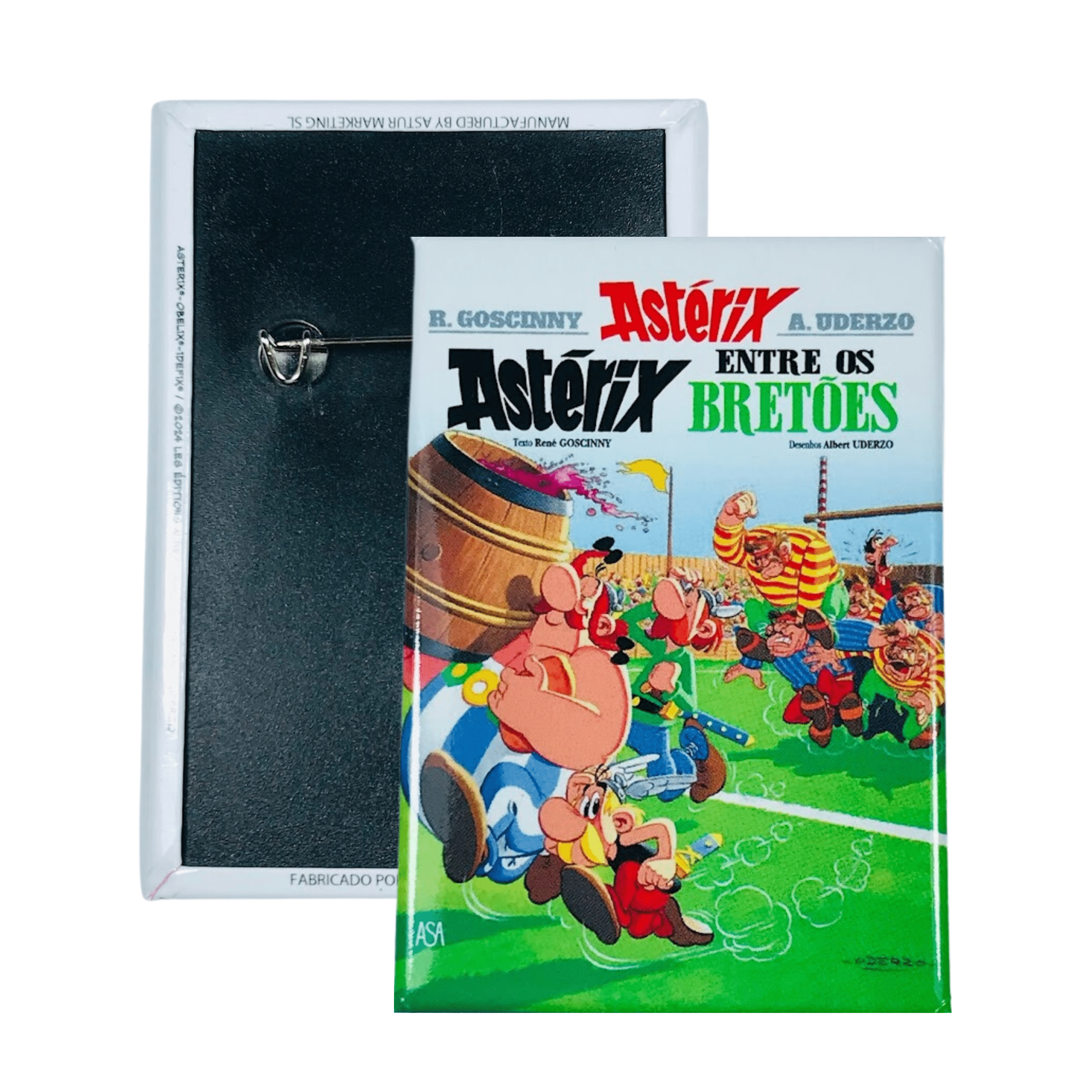 Badge © 8 - Astérix Entre Os Bretões - Comic Cover - Portuguese - A#28 ...