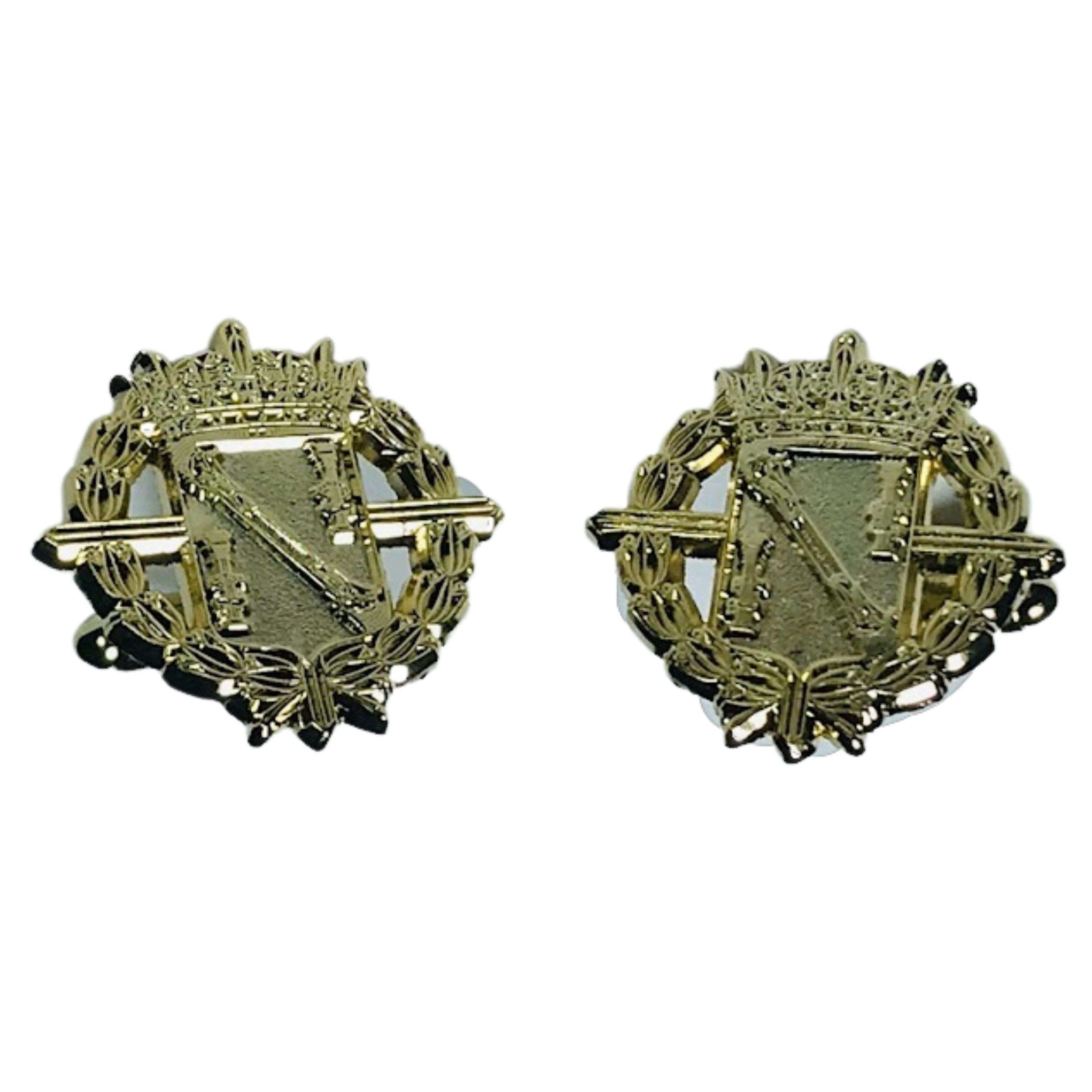 Gemelos Color Oro - Escudo de Francisco Franco - España– Astur Pins
