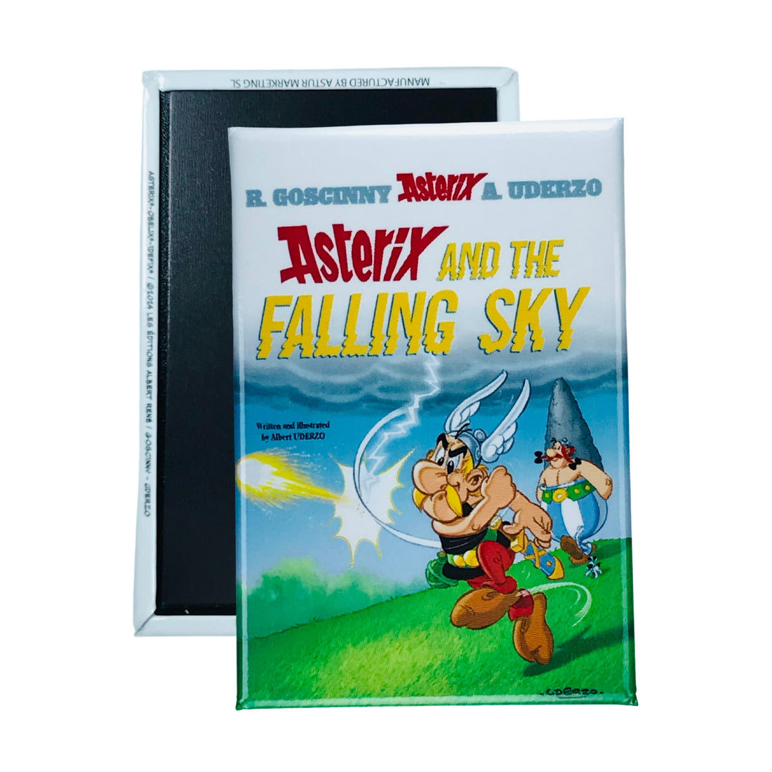 Iman © 33 - Asterix and the Falling Sky - Portada Comic - Inglés - A#– Astur Pins
