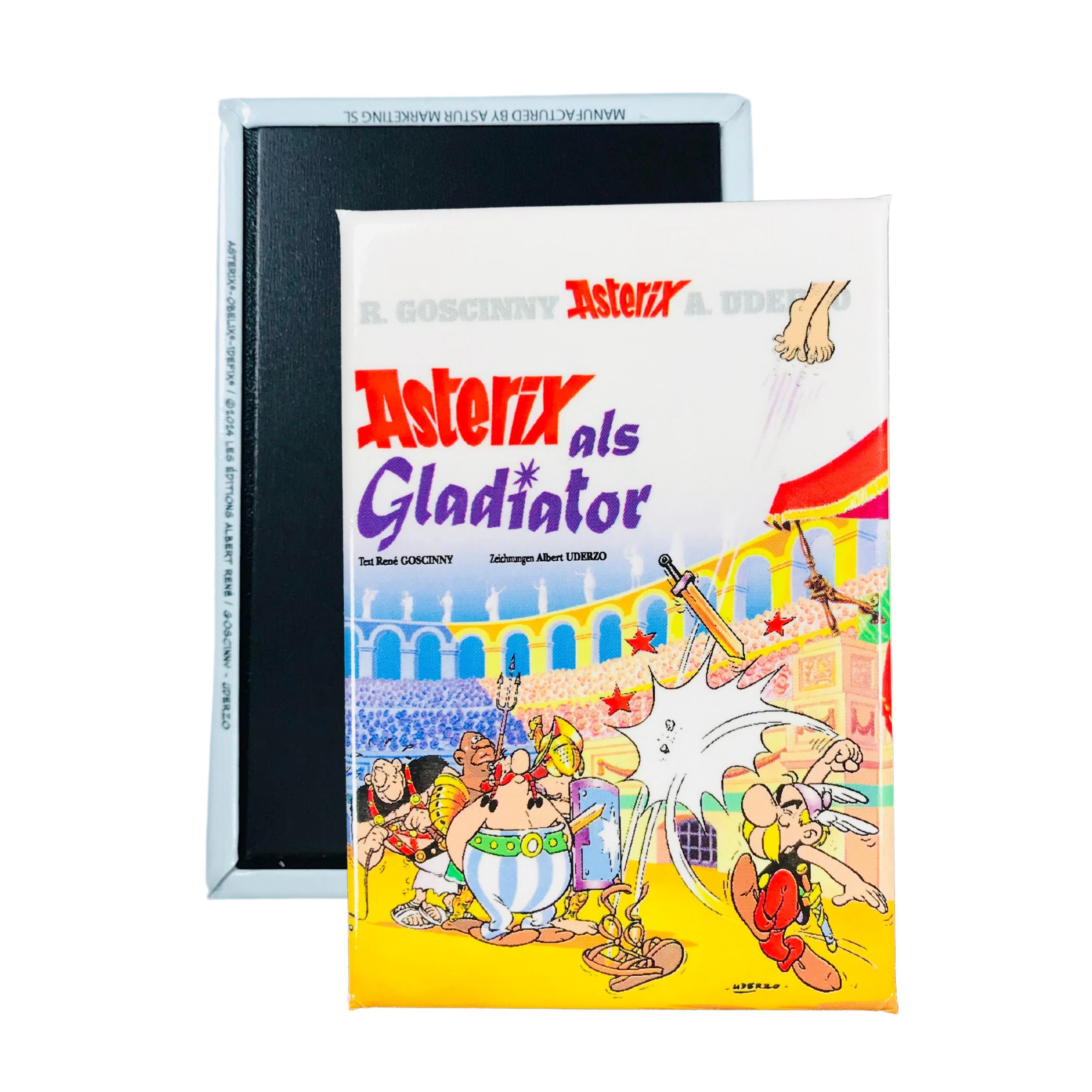 IMAN © 4 - Asterix als Gladiator - Portada Comic - Alemán - A#324– Astur Pins