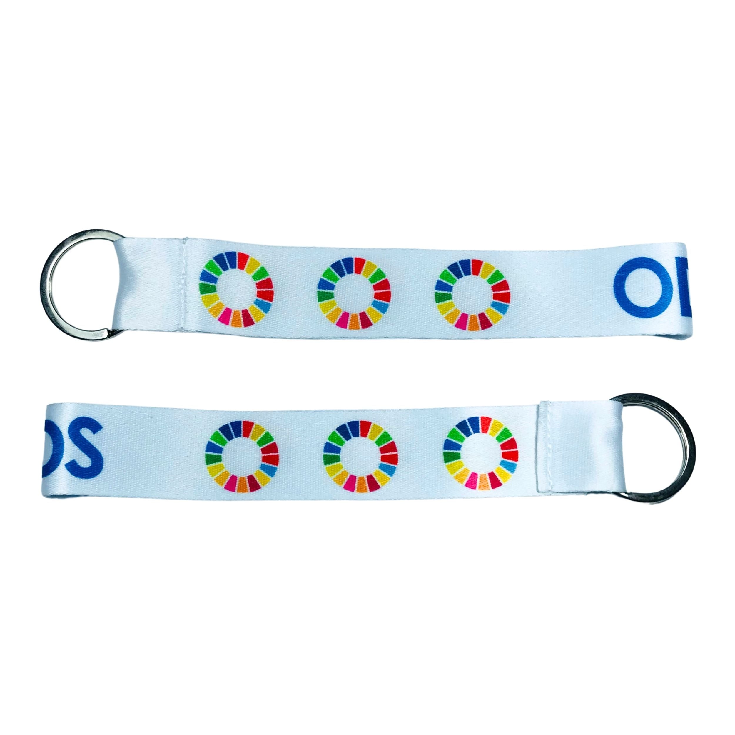 Llavero Tela - Ods desarrollo Sostenible Sdg Version 4 - K013– Astur Pins
