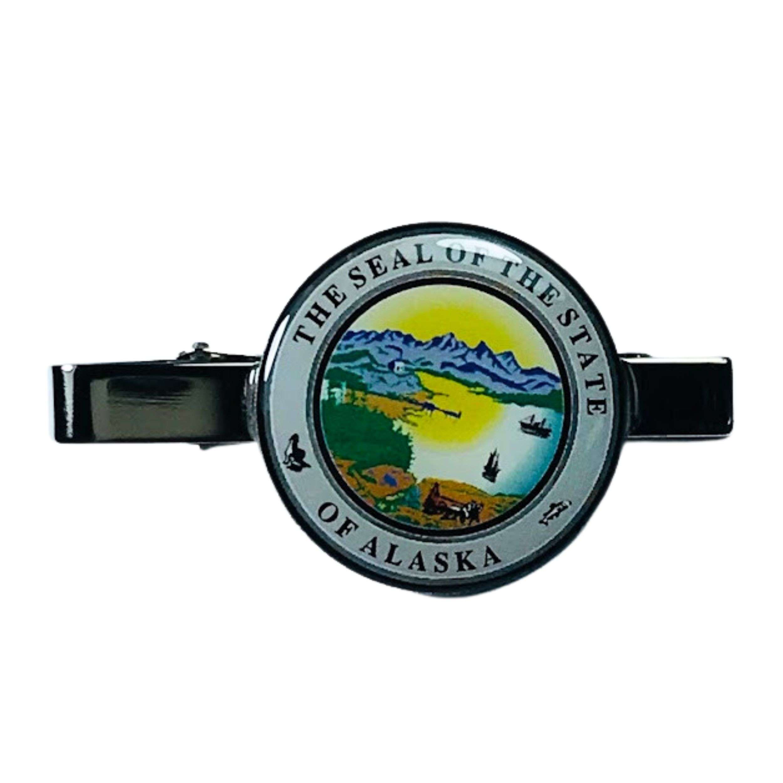 Tie Clip - Alaska State Coat of Arms - USA– Astur Pins
